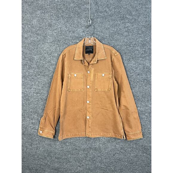 Joe's Jeans | Tops | Joes Shacket Womens Small Brown Button Up Ranch ...
